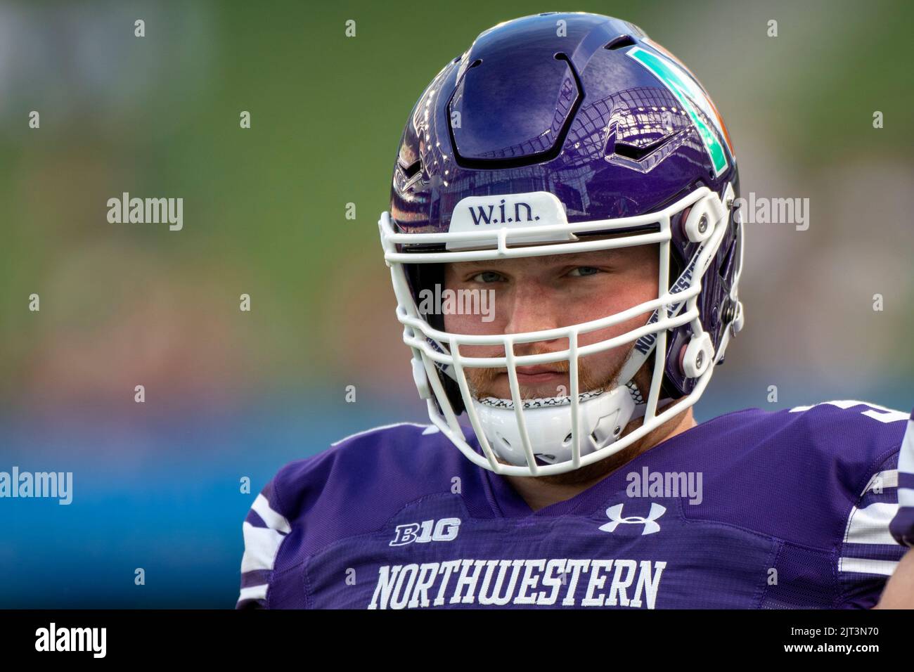 Conrad Rowley of Northwestern during the Aer Lingus College Football ...