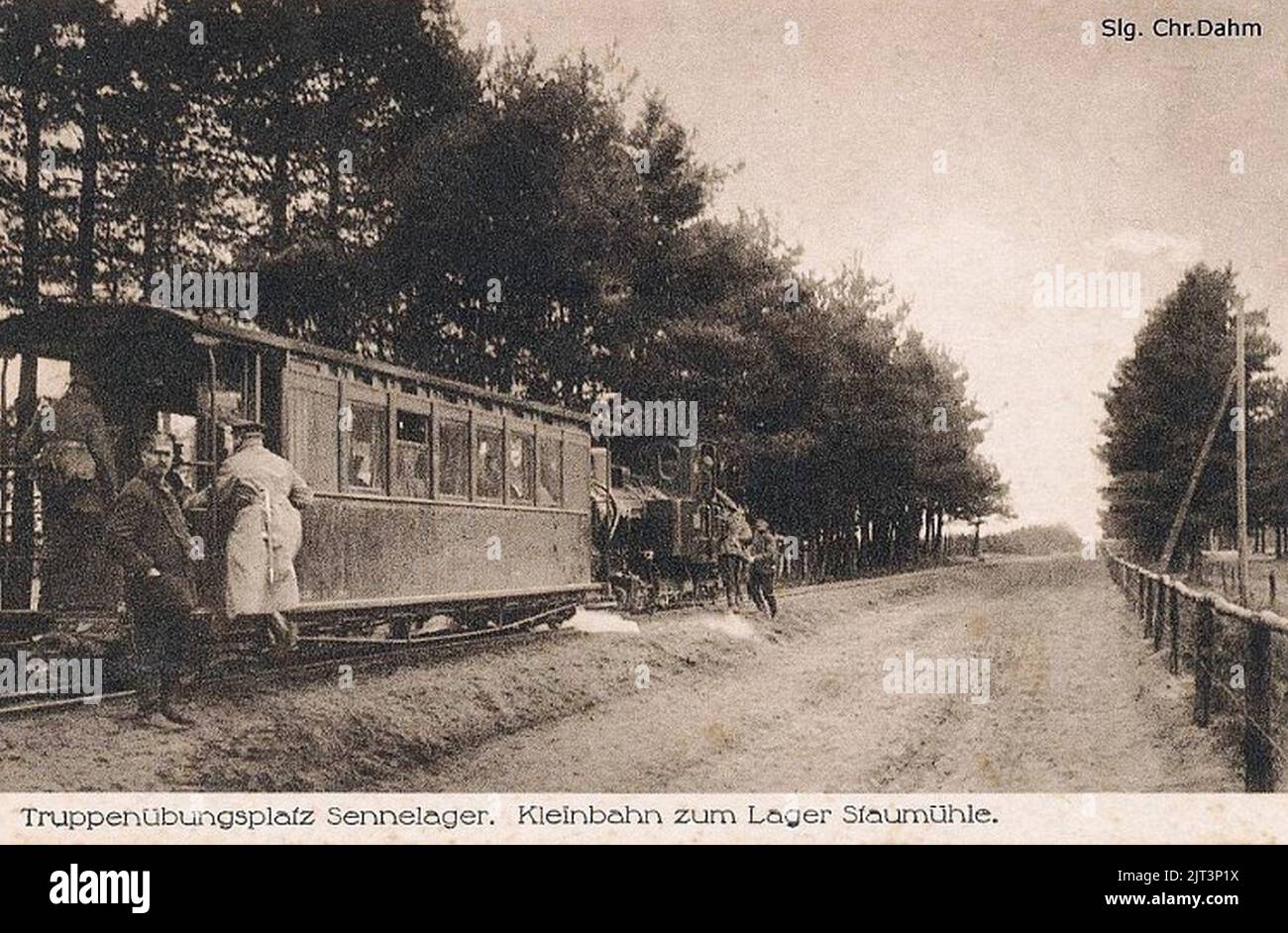 Truppenübungsplatz Sennelager. Kleinbahn zum Lager Staumühle - Eine ...