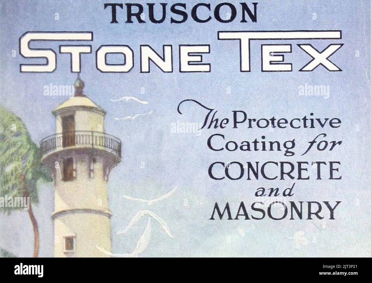 Truscon Stone Tex booklet 1926 Stock Photo - Alamy