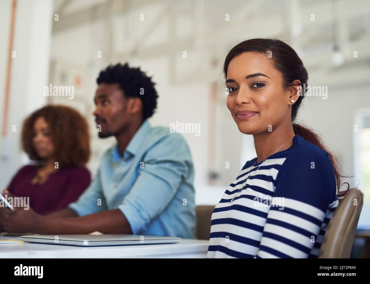 Teamwork is the backbone of productivity in this office. Portrait of a ...