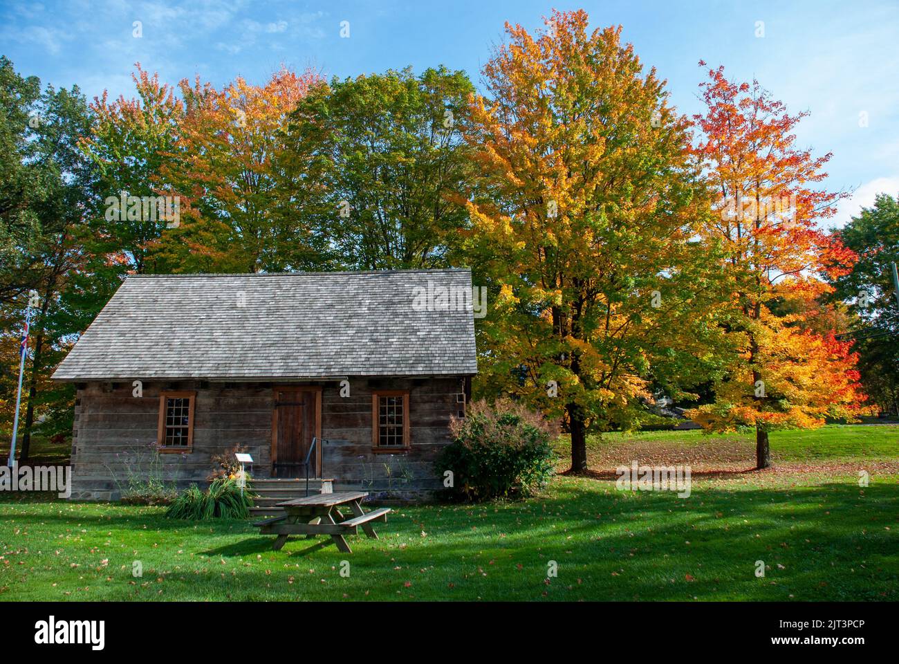 Fall foliage near Sutton, Quebec, Canada Stock Photo - Alamy