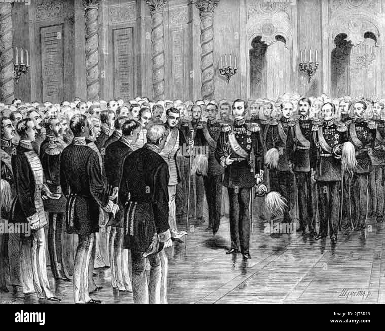 Tsar Alexander II 1857 Stock Photo - Alamy
