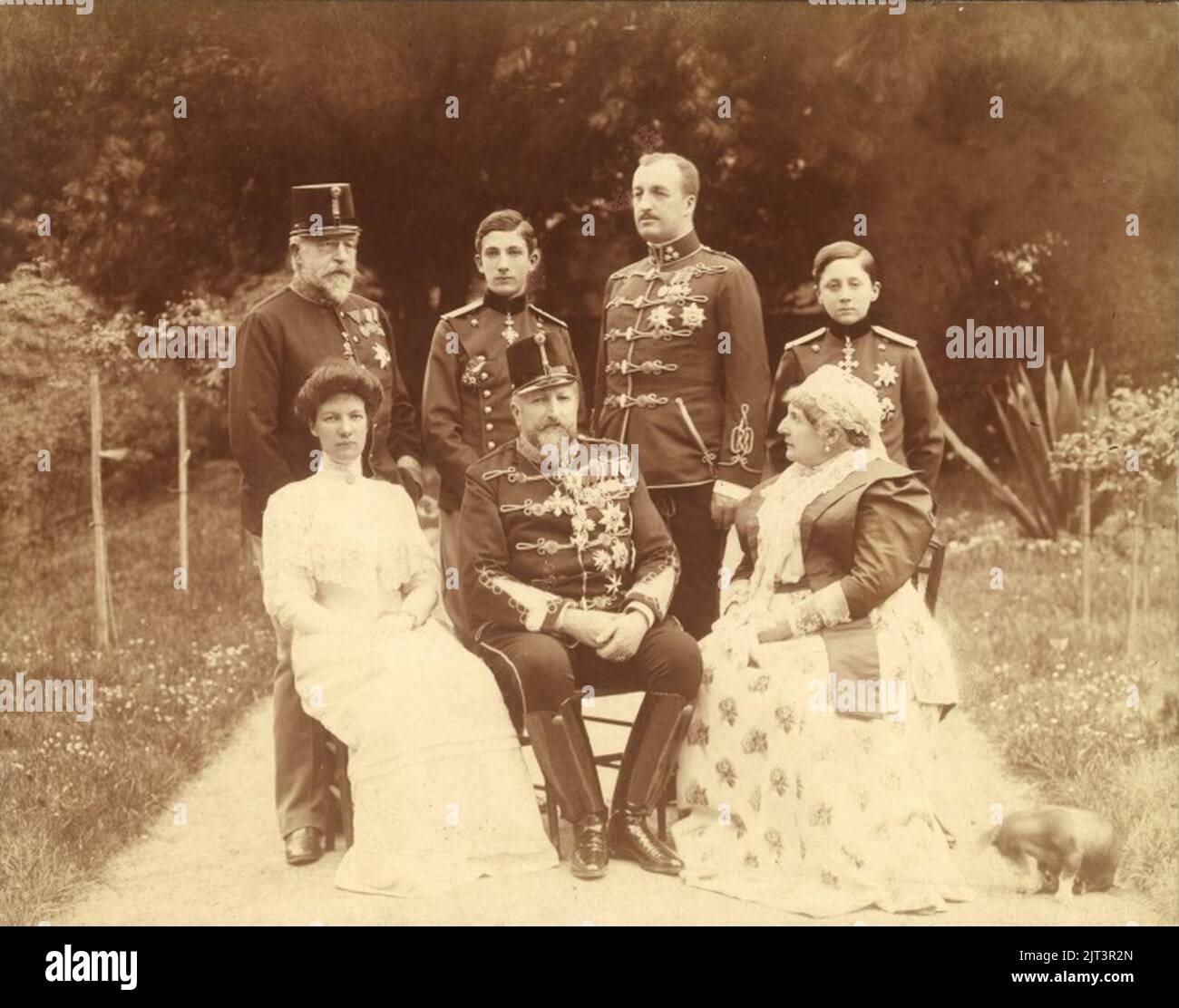 Tsar Ferdinand I of Bulgaria and his family Stock Photo - Alamy