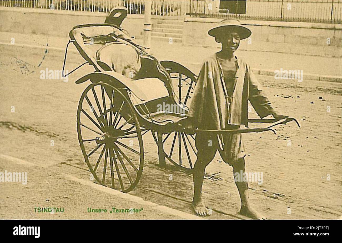 Tsingtau Taxameter 1914 Stock Photo - Alamy
