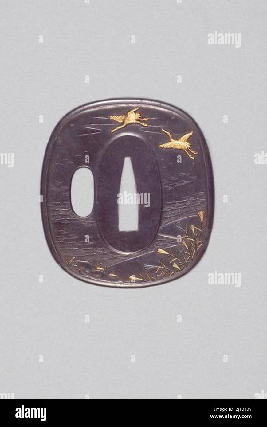 Japanese sword guard hi-res stock photography and images - Alamy