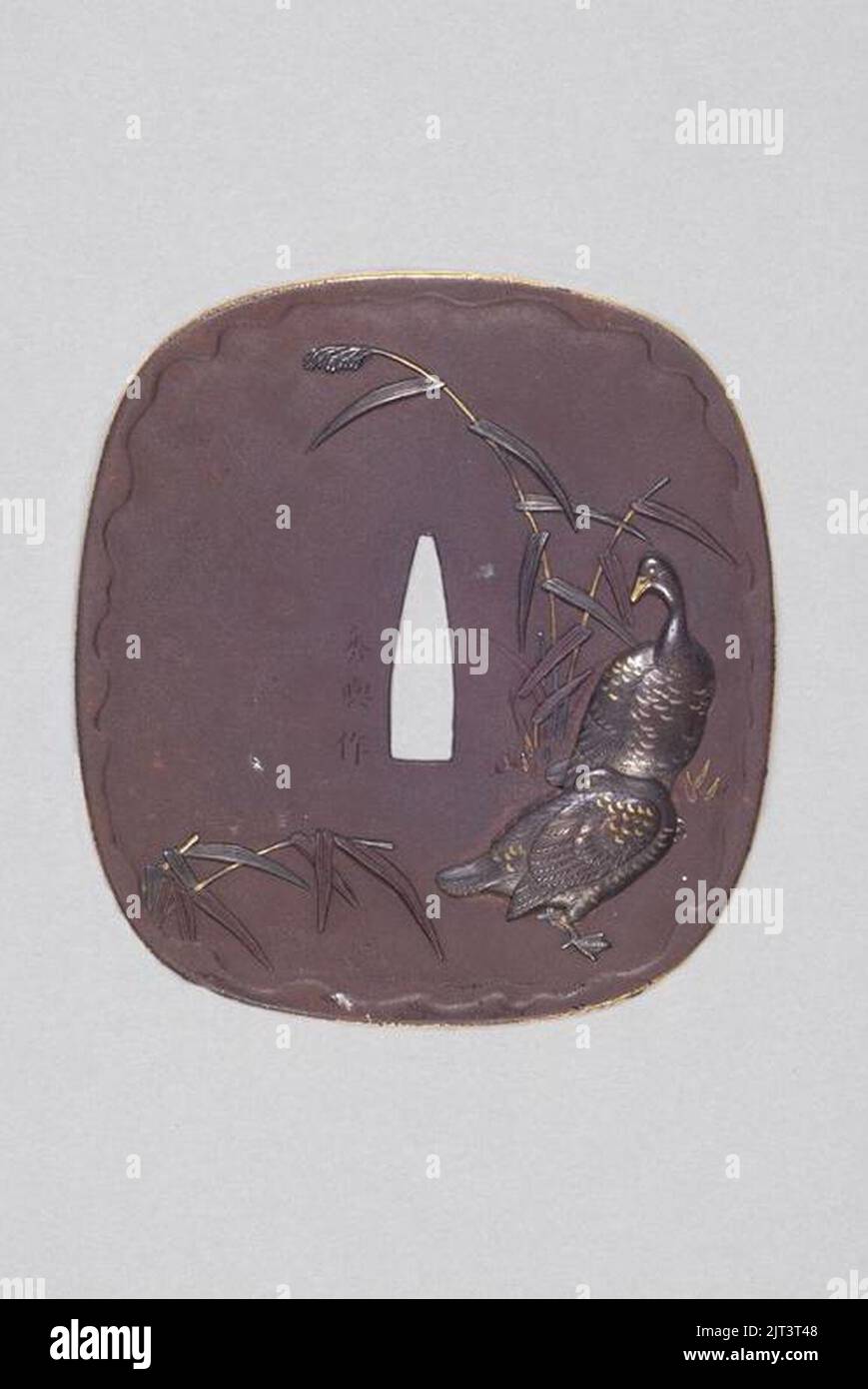 Japanese sword guard hi-res stock photography and images - Alamy