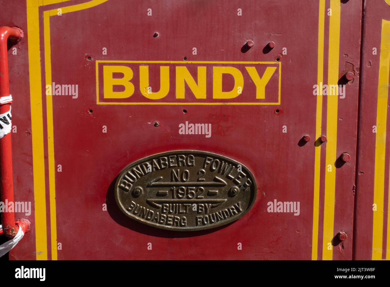 The Bundy Train an old steam train sitting at the station in Port ...
