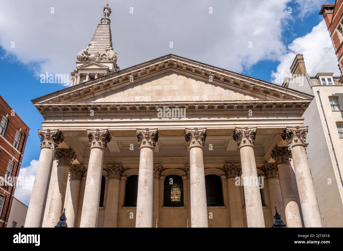 Historic St. George's Church in London England Stock Photo - Alamy