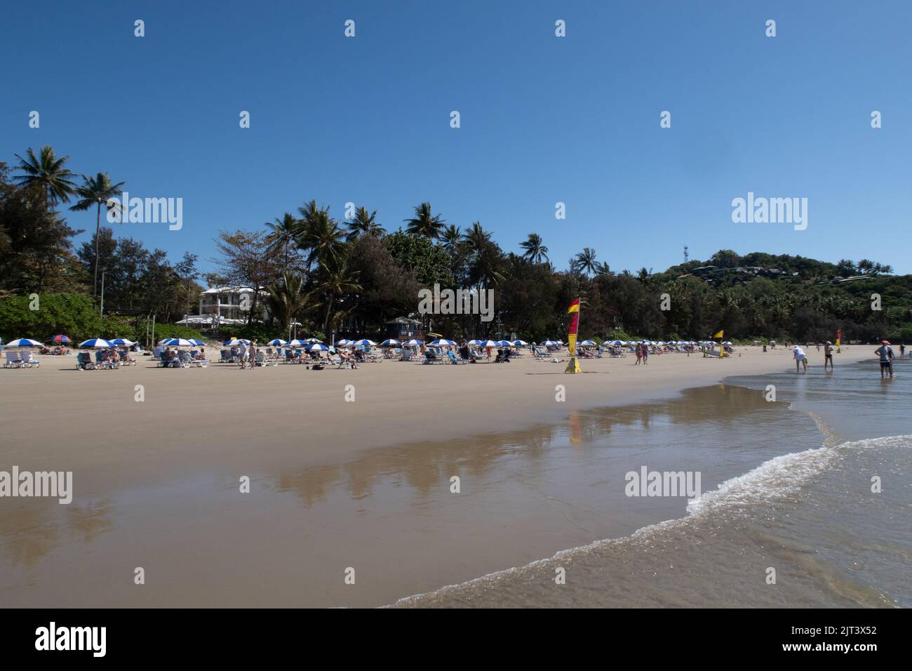 Four Mile beach Port Douglas on a beautiful winters day in tropical ...