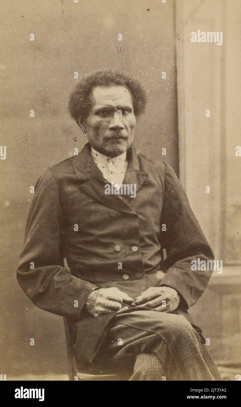 Tui Bua, a big chief, photograph by Francis H. Dufty Stock Photo - Alamy