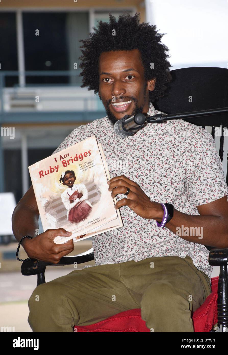 Nikkolas Smith in attendance for Ruby Bridges Reading Festival ...