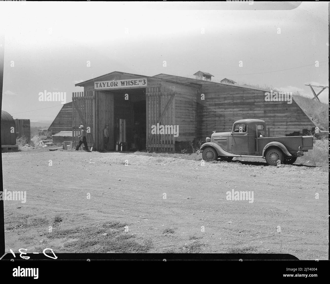 Tule Lake Relocation Center, Newell, California. A potato warhouse used ...