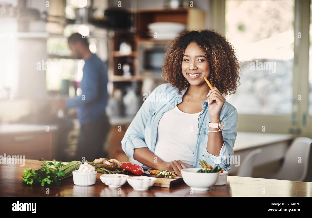 Preparing supper hi-res stock photography and images - Alamy