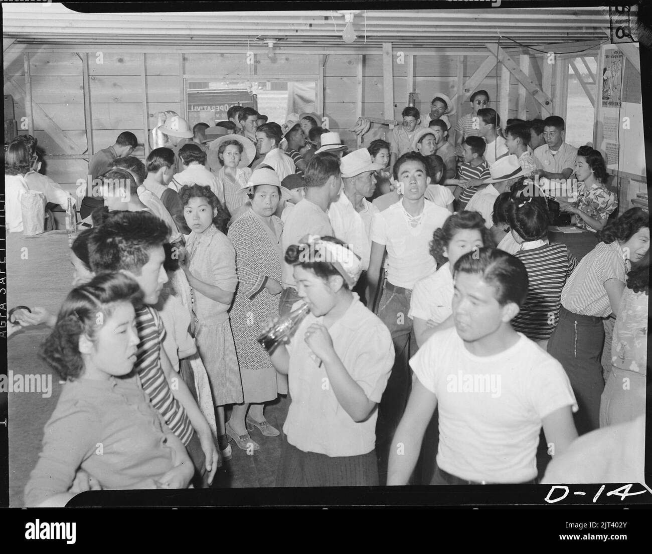 Tule Lake Relocation Center, Newell, California. A view showing part of ...