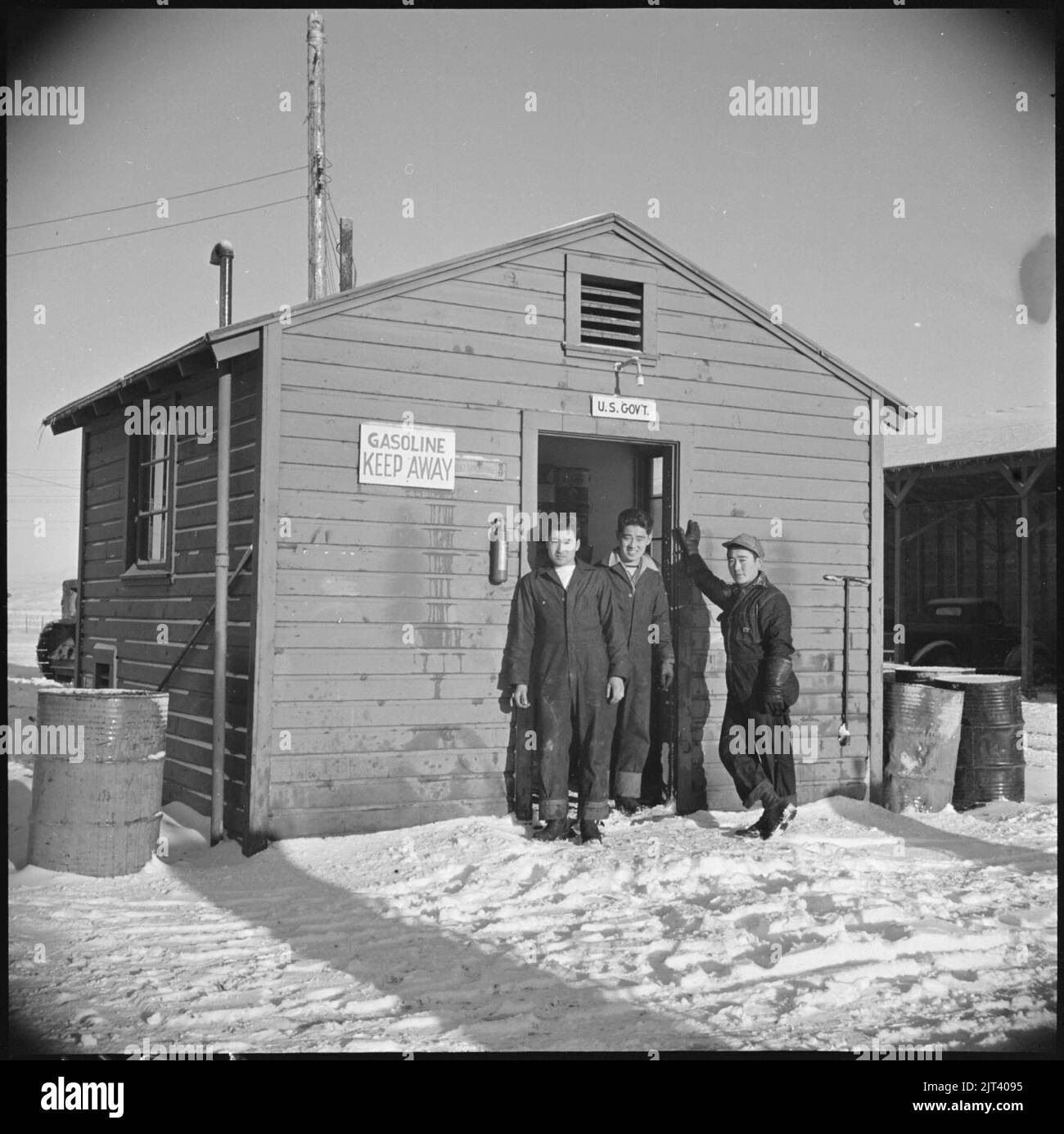 Tule Lake Relocation Center, Newell, California. Exterior views of the ...