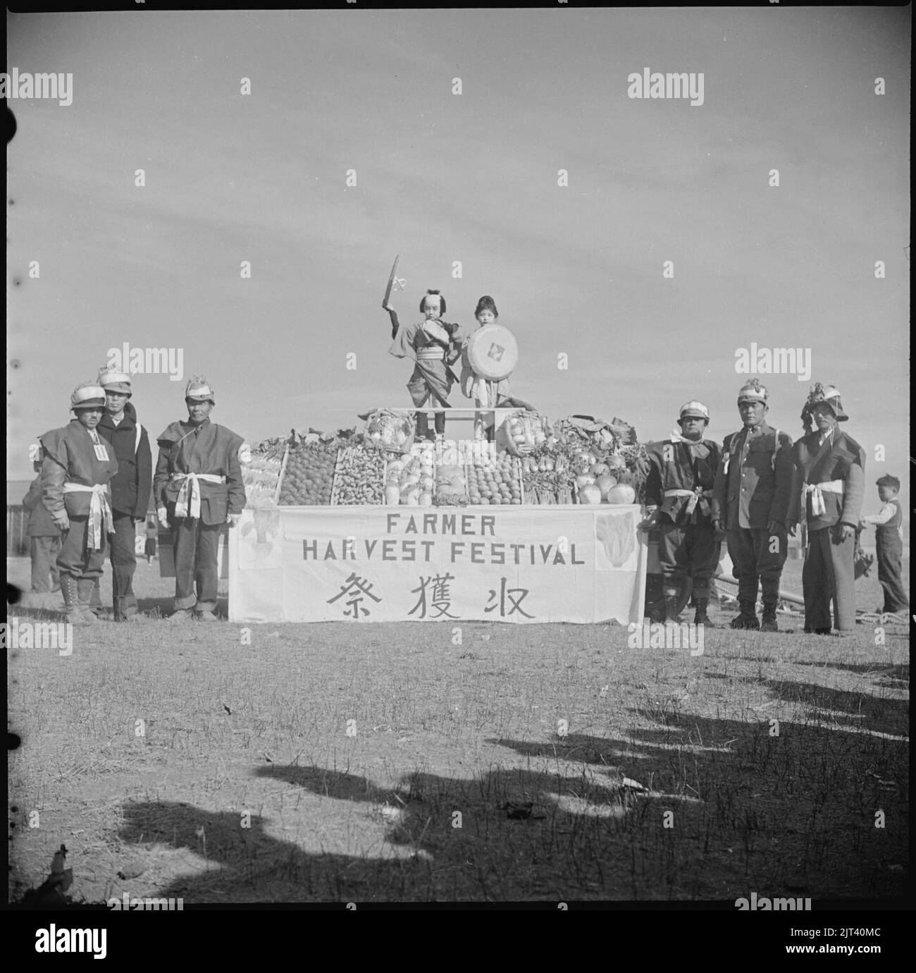 Tule Lake Relocation Center, Newell, California. This float in the ...