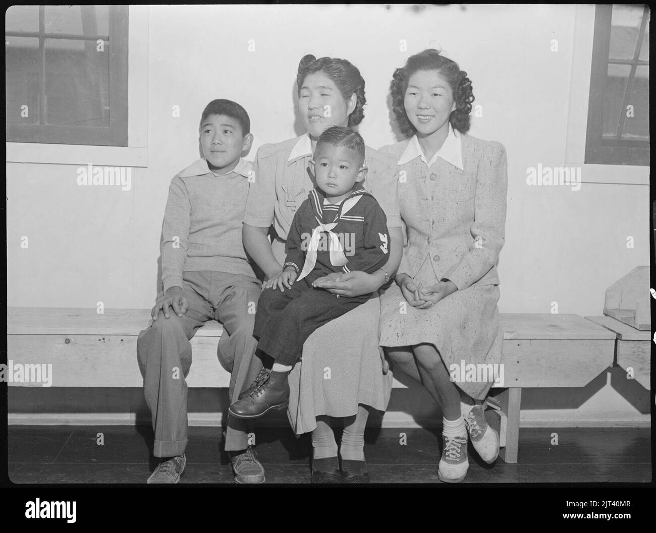 Tule Lake Relocation Center, Newell, California. This picture of mother ...