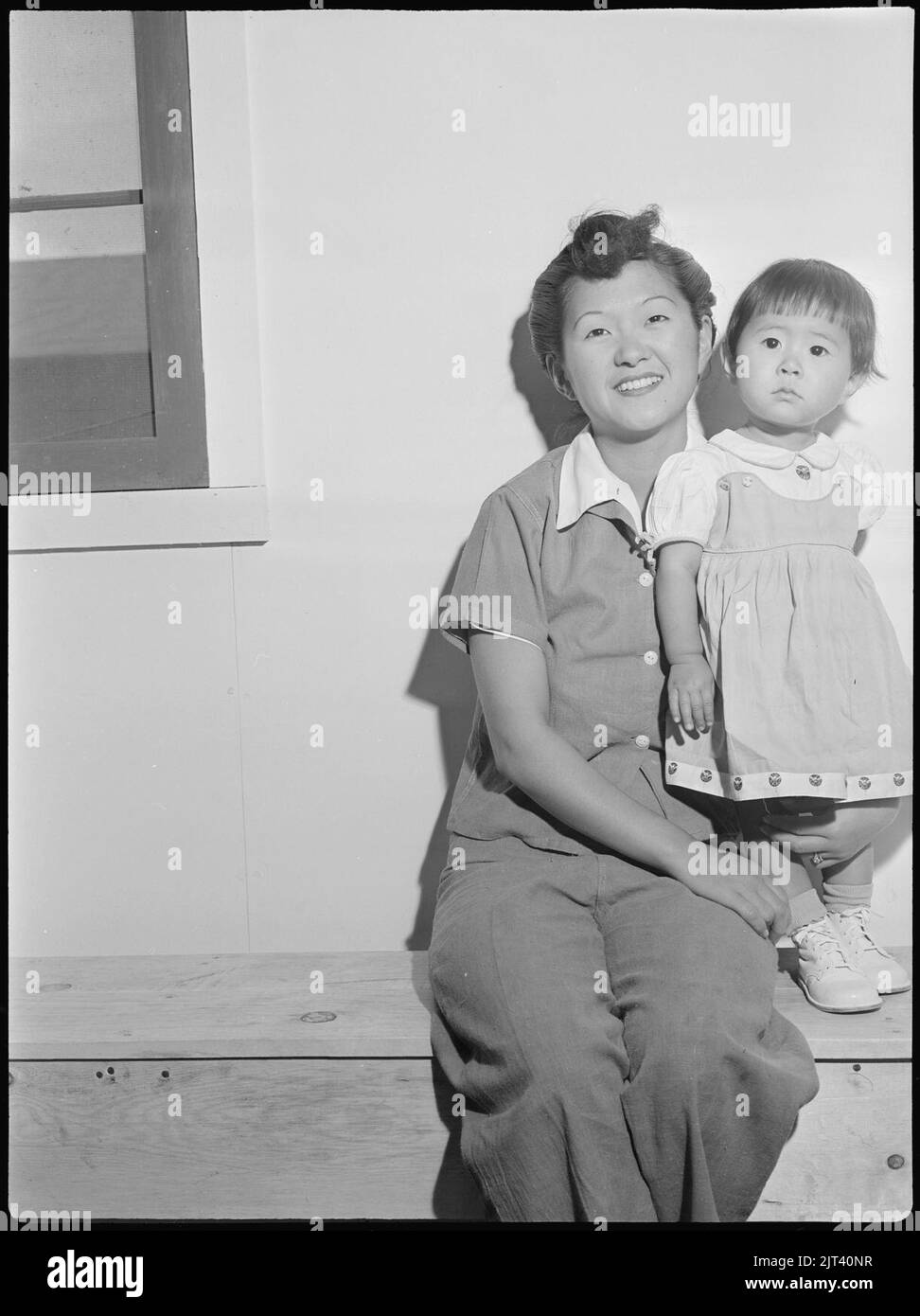 Tule Lake Relocation Center, Newell, California. This picture of mother ...