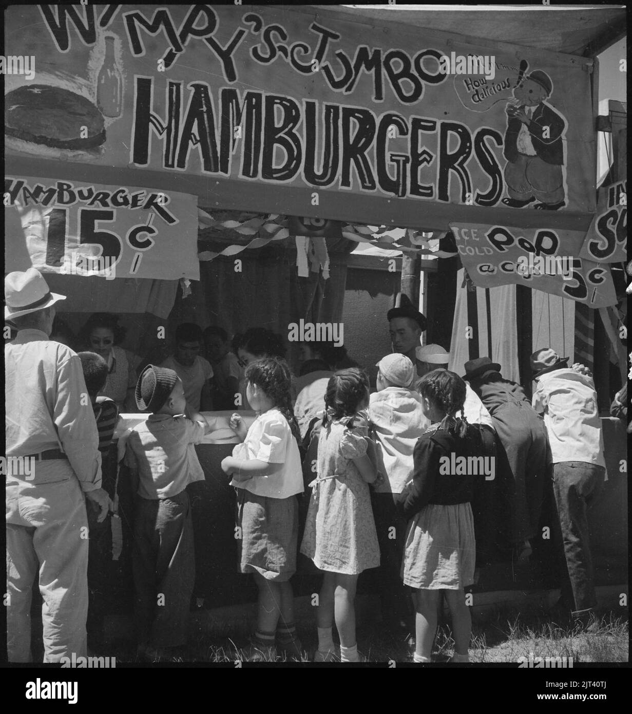 Tule Lake Segregation Center, Newell, California. Scene at a camp ...