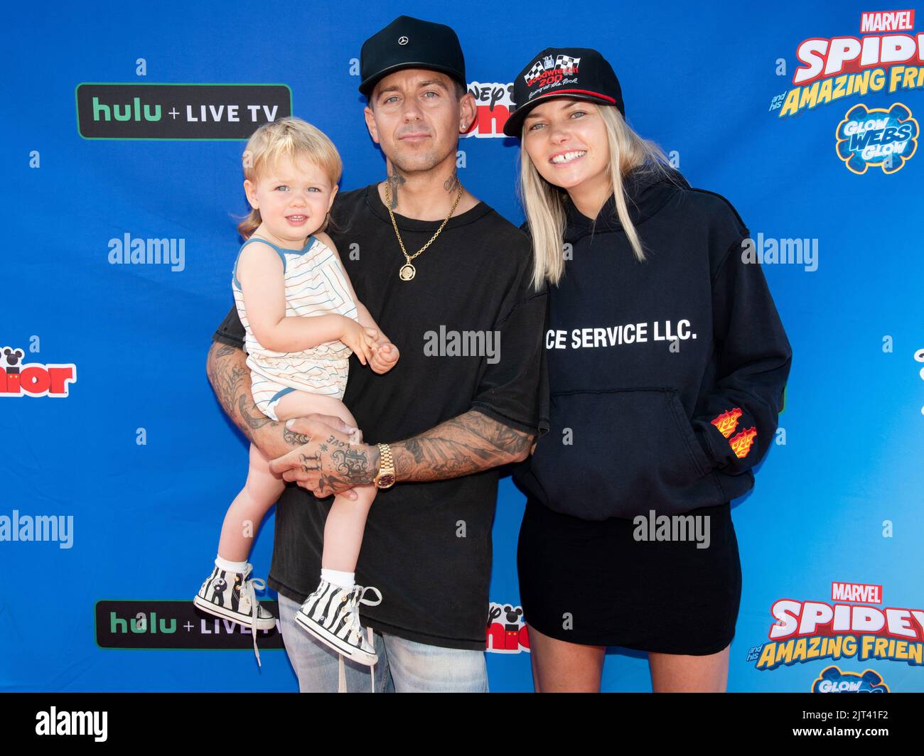 Los Angeles, California, USA. 27th Aug, 2022. James Kirkham and Jessica ...