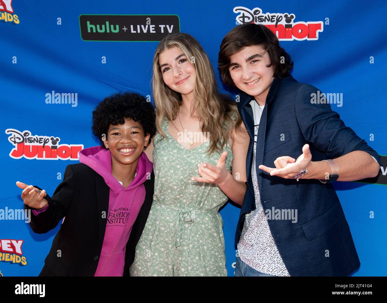 Los Angeles, California, USA. 27th Aug, 2022. (L-R) Jakari Fraser, Lily ...