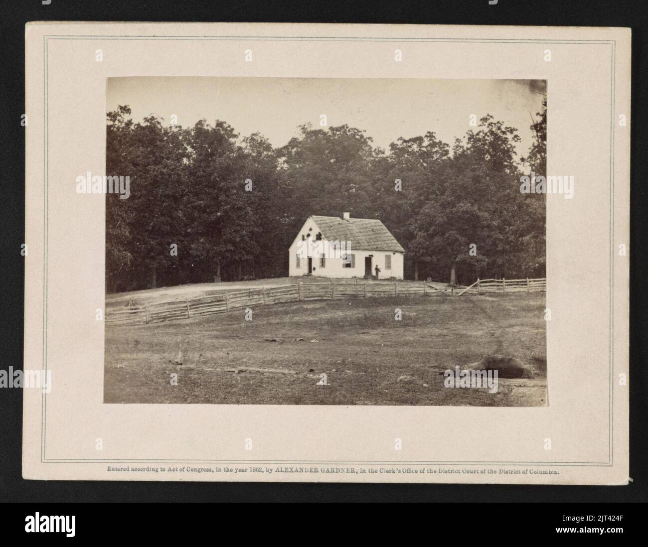 Tunker (i.e. Dunker) Church on battle - field of Antietam Stock Photo ...