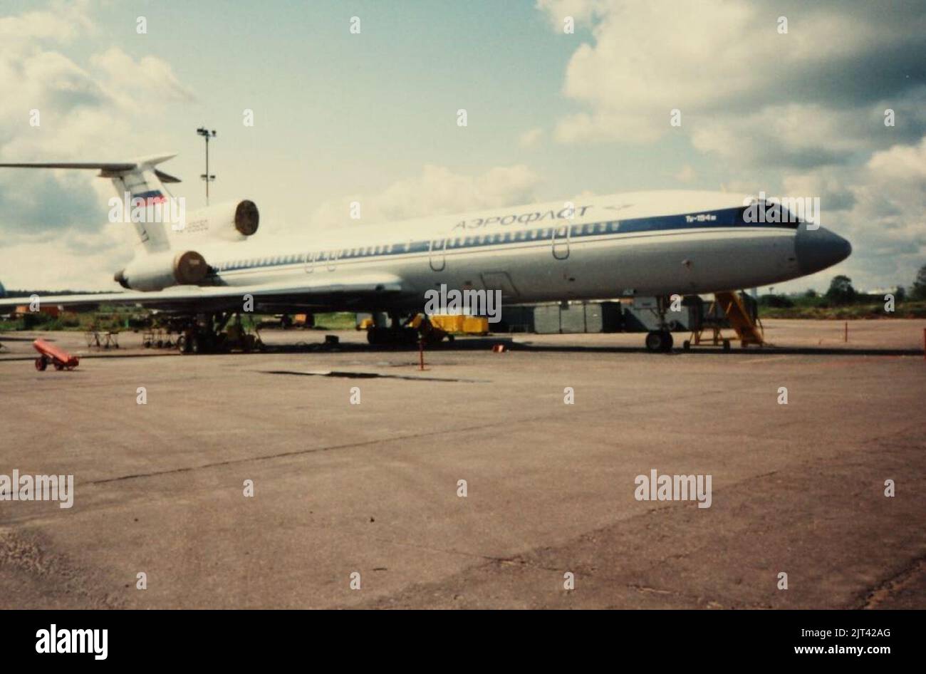 Tupolev Tu-154 Aeroflot Stock Photo - Alamy