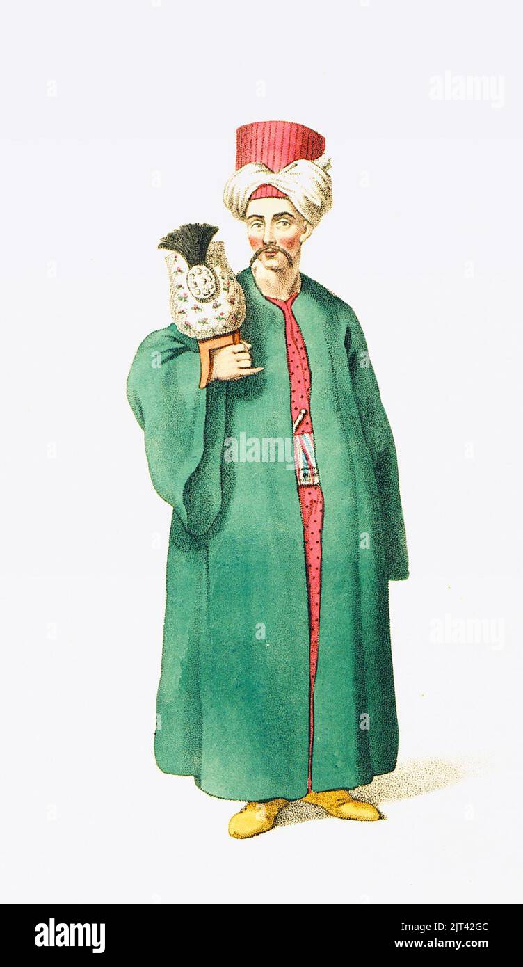 Turban bearer to the Grand Signior - Dalvimart Octavien - 1804 Stock ...