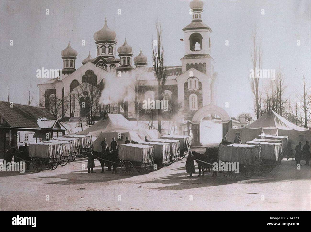 Turec, Rynak, Pakroŭskaja. Турэц, Рынак, Пакроўская (1916 Stock Photo ...