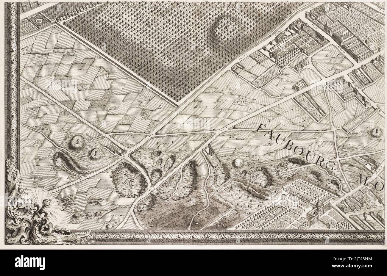 Turgot map of Paris, sheet 17 - Norman B. Leventhal Map Center Stock ...