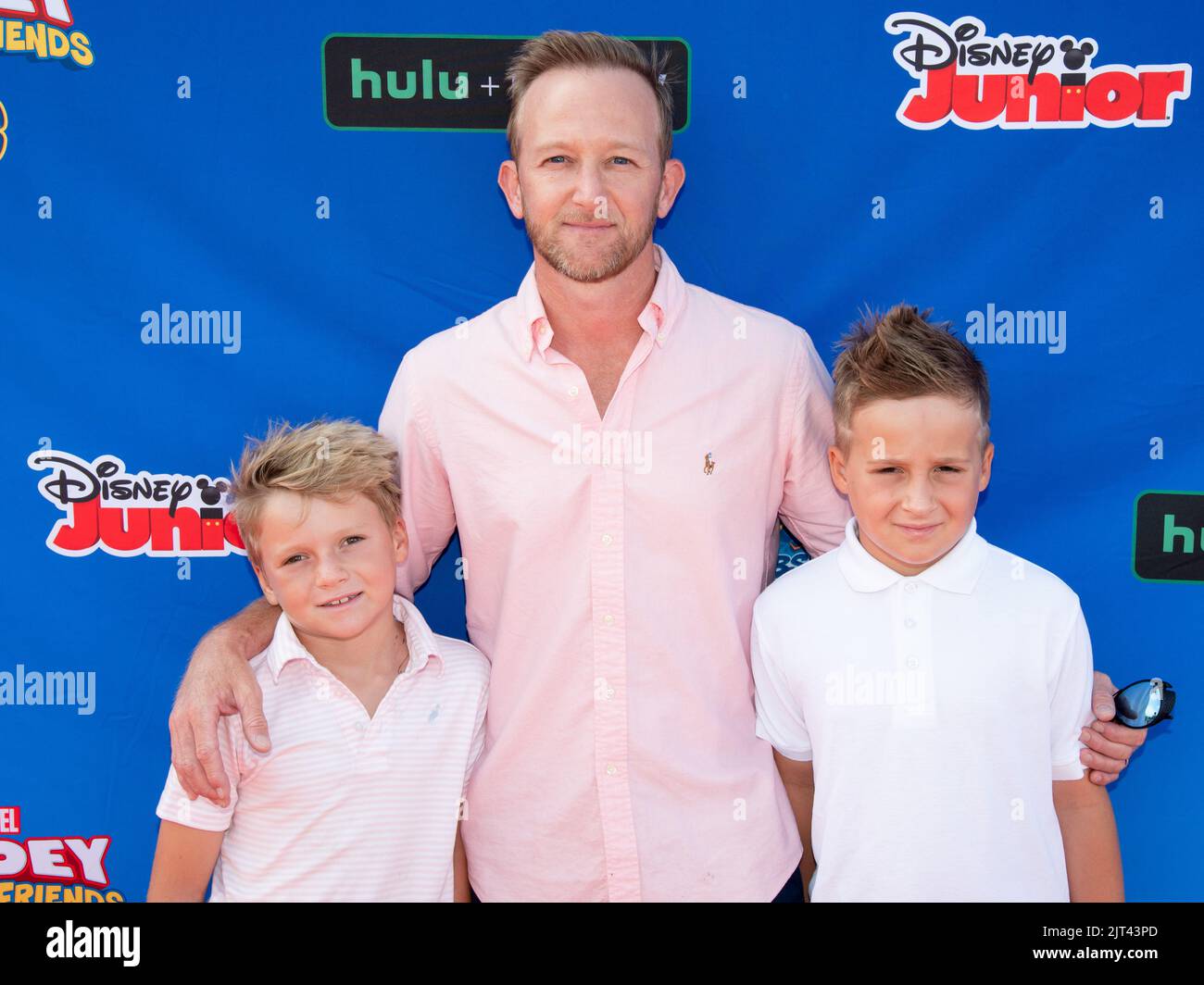 27 August 2022 - Los Angeles, California - Eric Ladin (C) and his ...