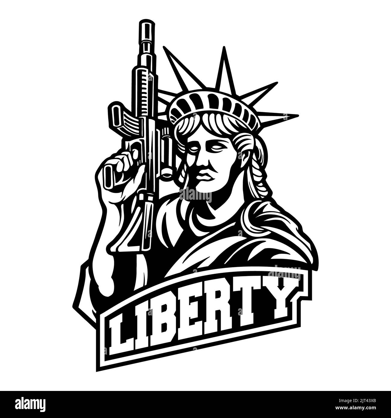 Patriotic label Black and White Stock Photos & Images - Alamy