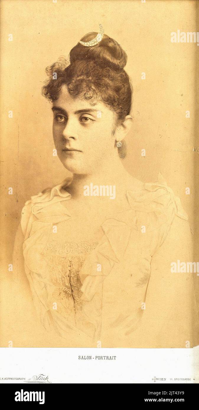 Türk Mary Baroness Vetsera Stock Photo - Alamy