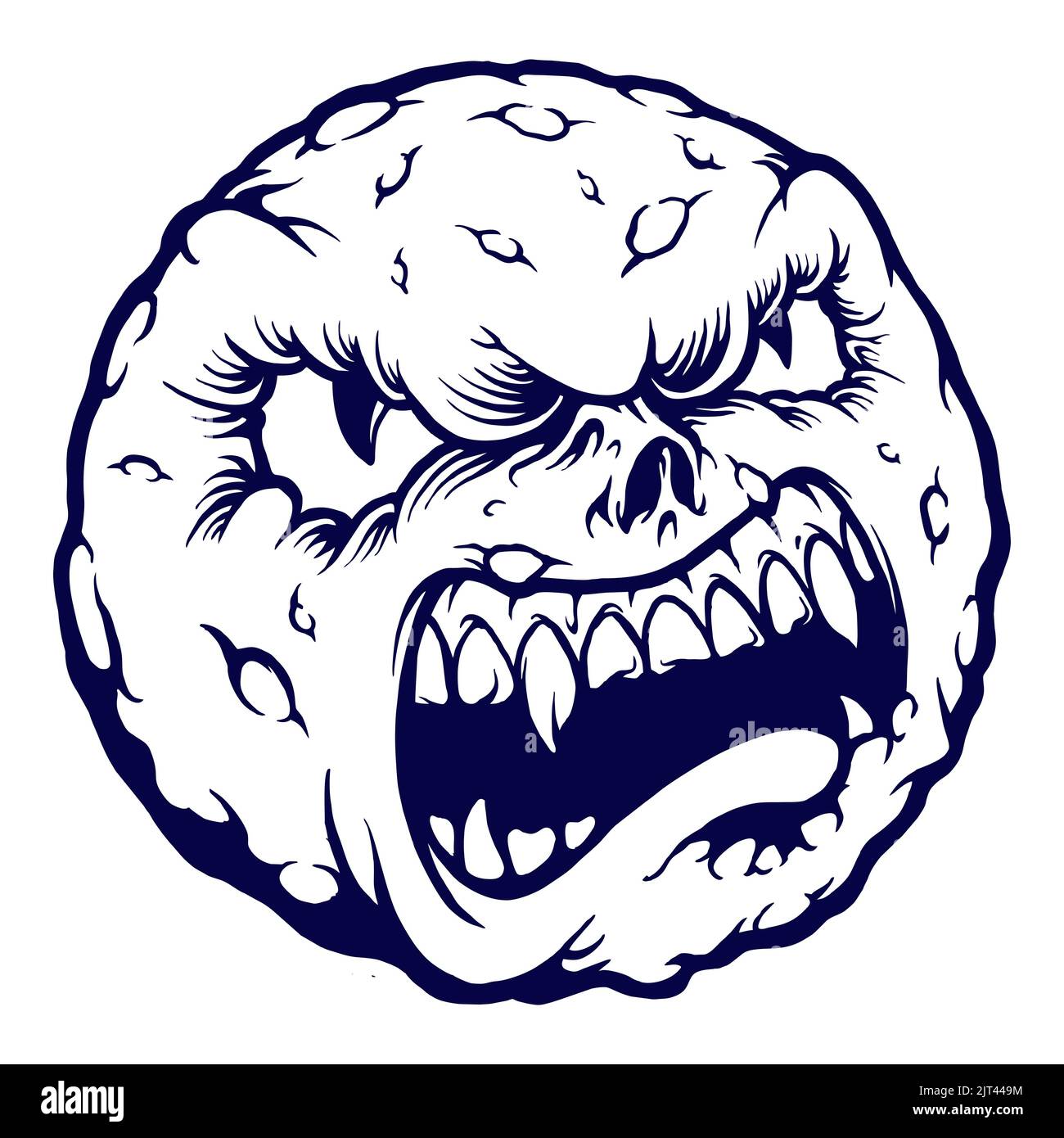 Angry Cookies Biscuit Silhouette Vector illustrations for your work ...