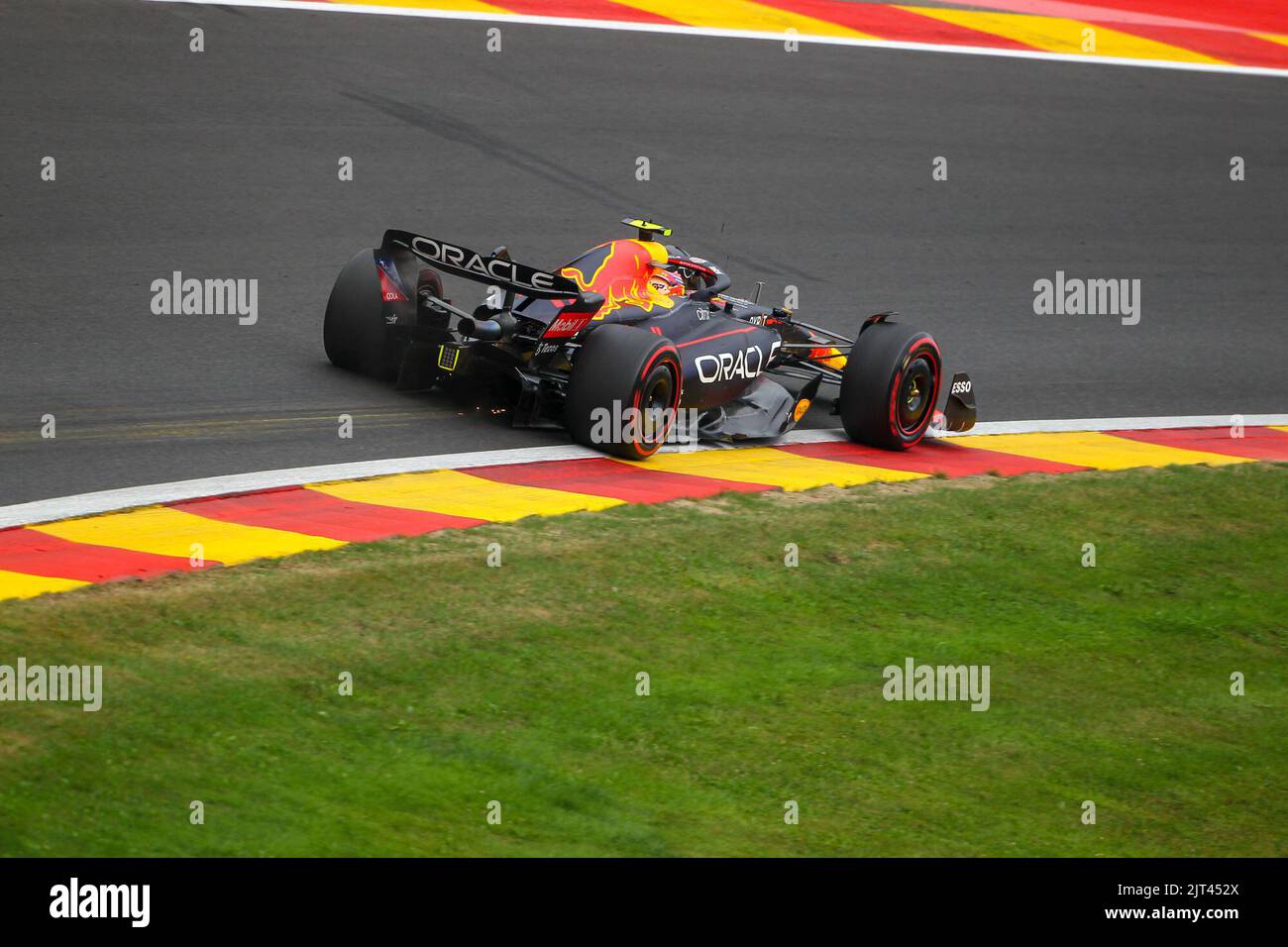 Sergio Perez (MEX) Redbull Racing RB18 during FORMULA 1 ROLEX BELGIAN ...