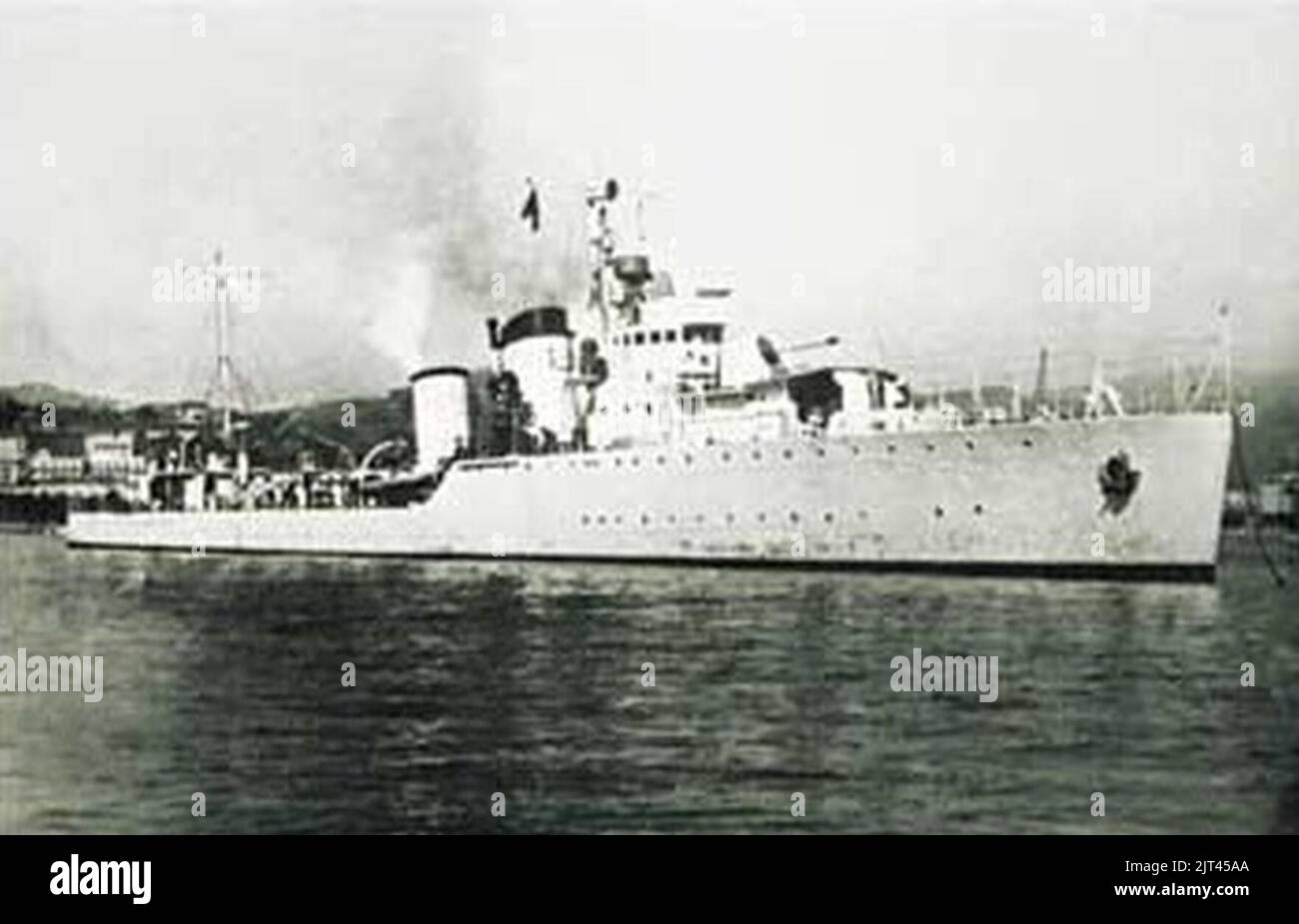 Turkish destroyer Adatepe DzKK Stock Photo - Alamy