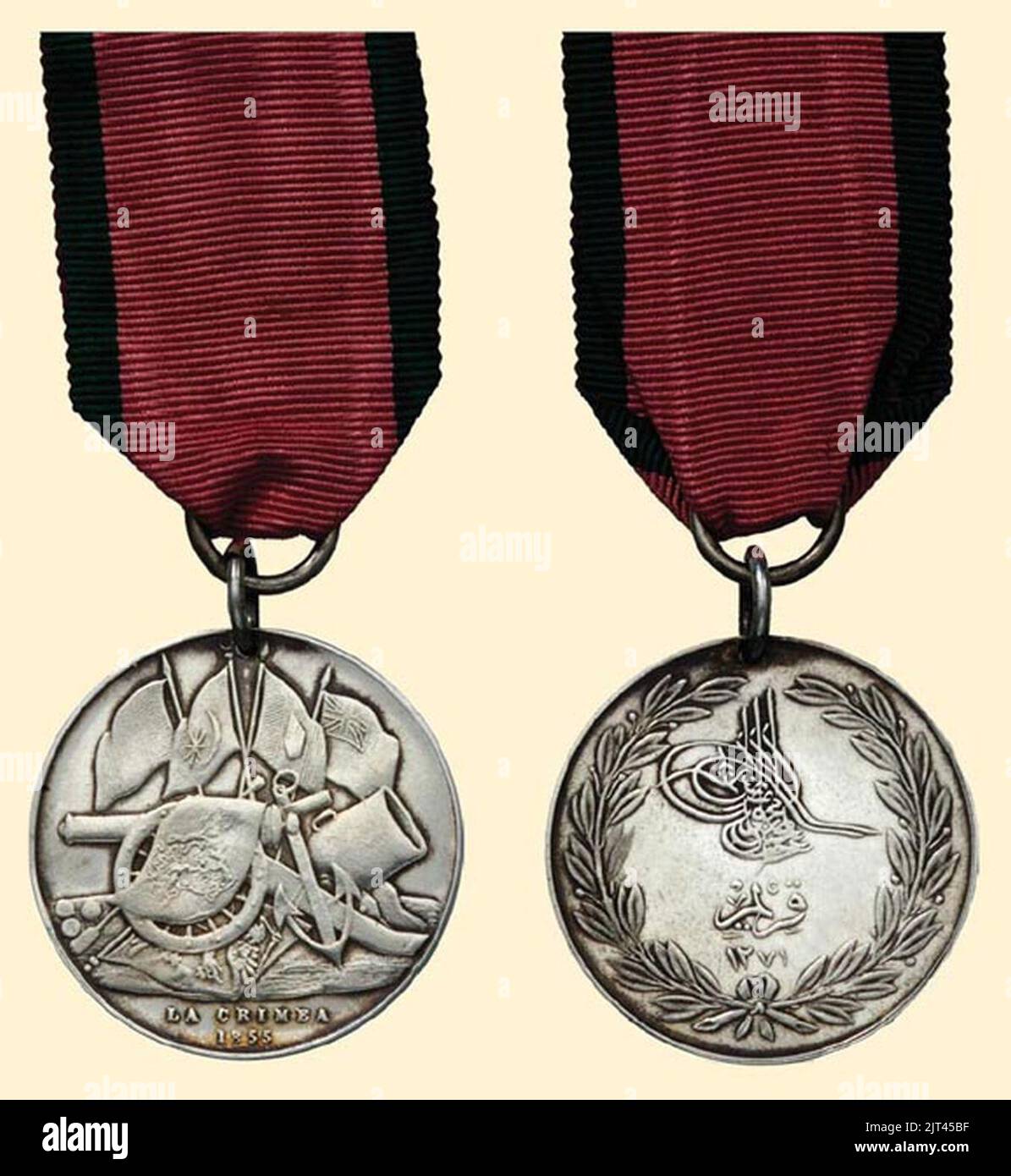 Turkish crimea medal Stock Photo - Alamy