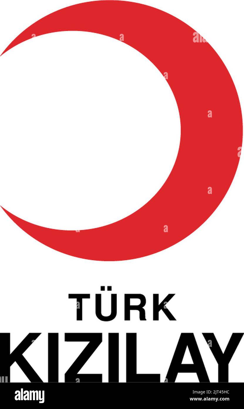 Turkish Red Crescent Emblem Stock Photo - Alamy