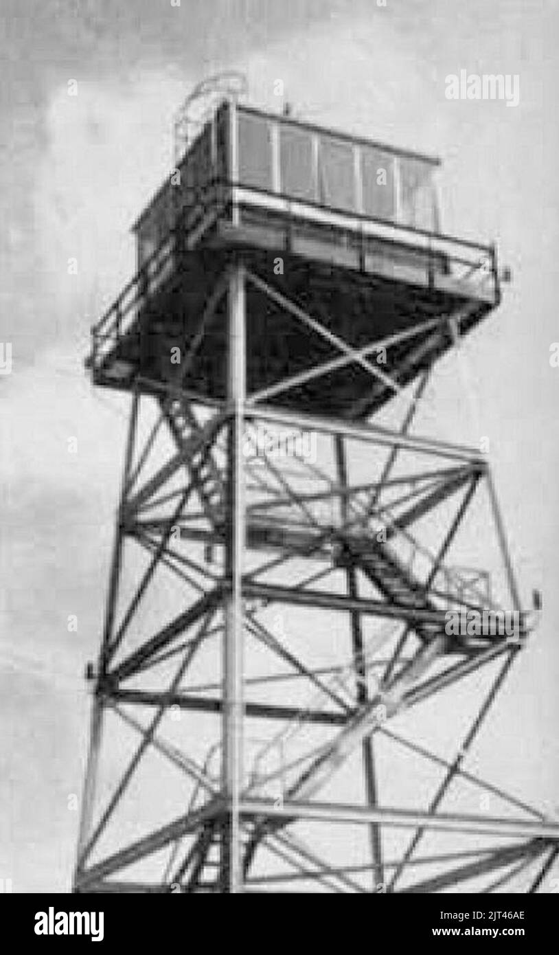 Turner Army Airfield - Control Tower Stock Photo - Alamy