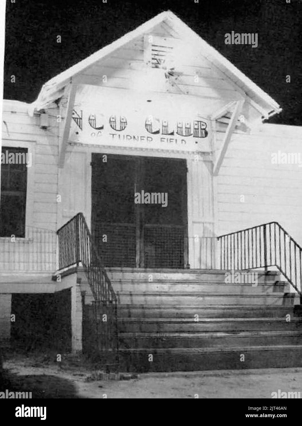 Turner Army Airfield - NCO Club Enterance Stock Photo - Alamy