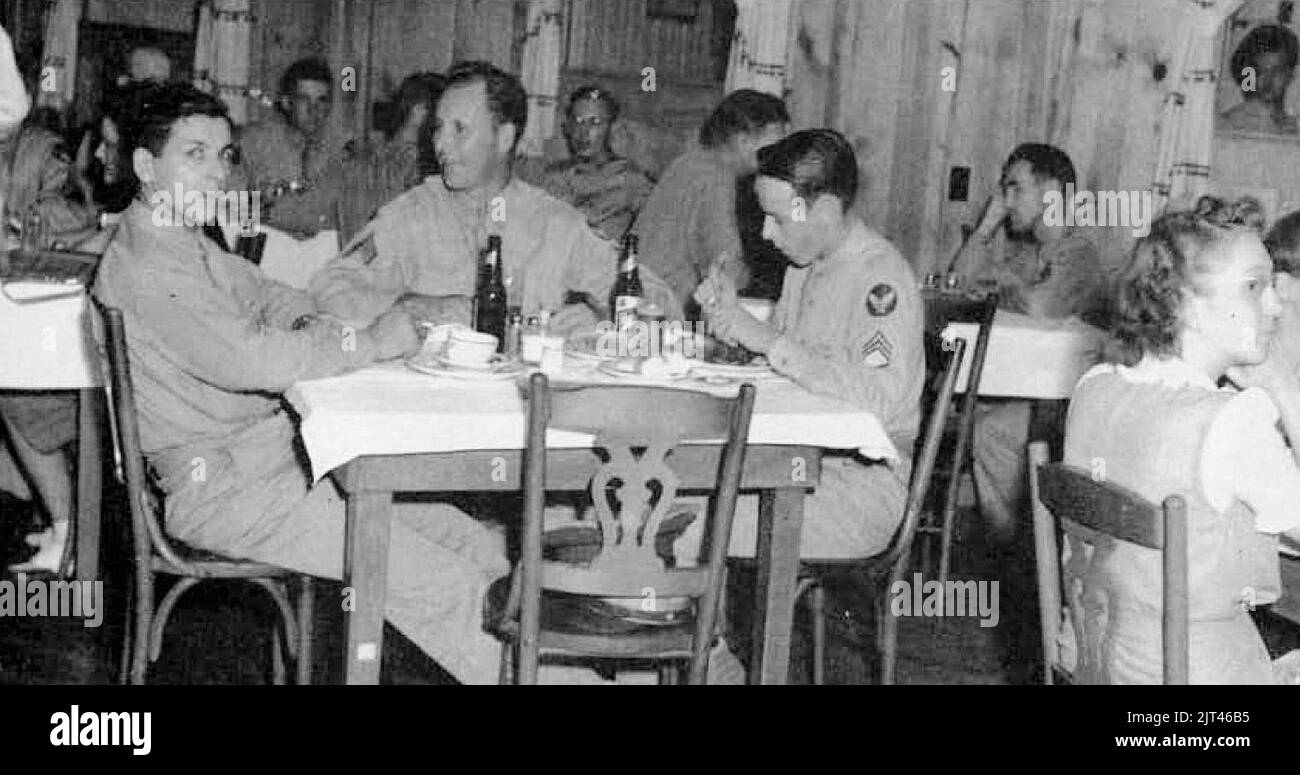 Turner Army Airfield - Table at Post Exchange Snack Bar Stock Photo - Alamy