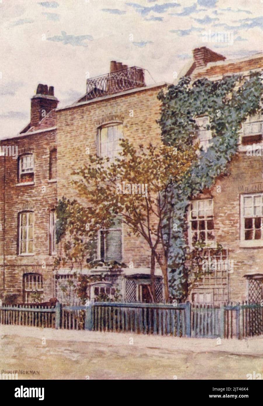 Turners House, Cheyne Walk, Chelsea, 1887 by Philip Norman Stock Photo ...