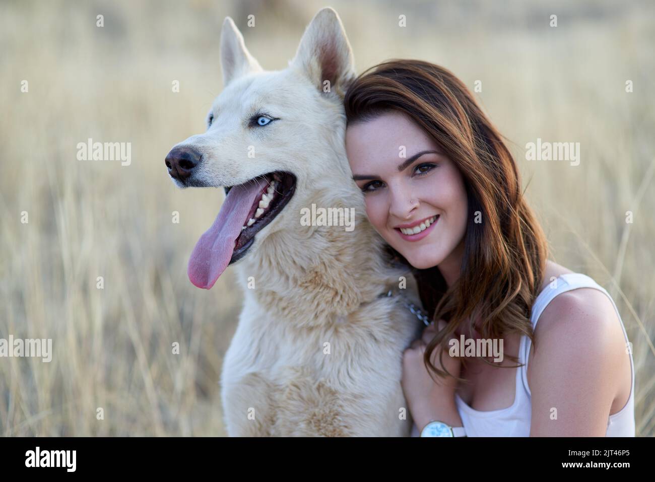 The Best Things In Life Are Furry Portrait Of An Attractive Young