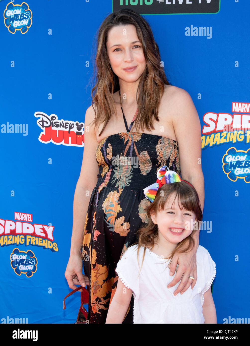 August 27, 2022, Santa Monica, California, USA: Alona Tal (C) and her ...