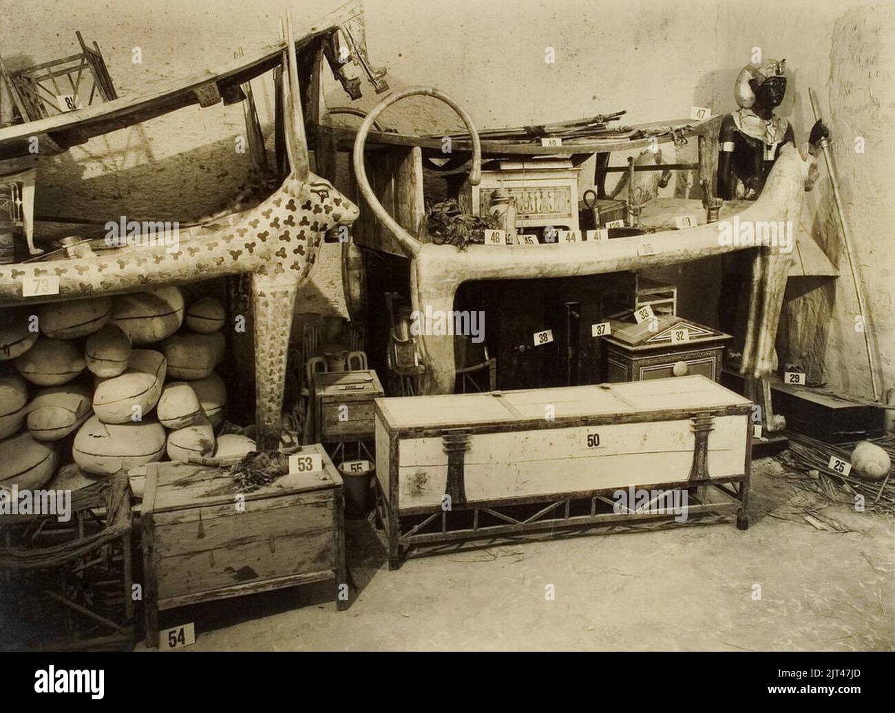 Tutankhamun tomb photographs 2 019 Stock Photo - Alamy