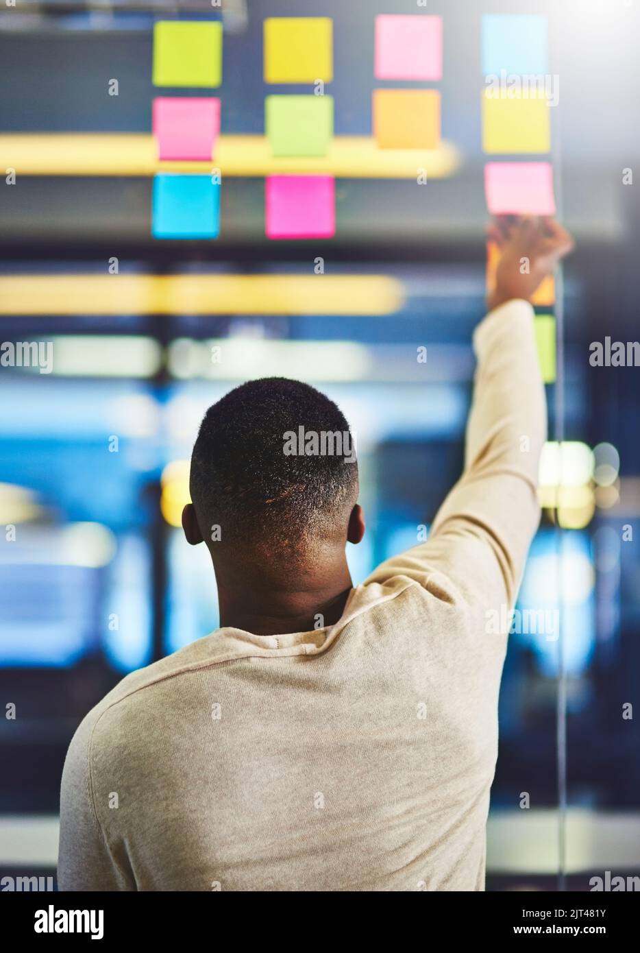 African man coming back office hi-res stock photography and images - Alamy