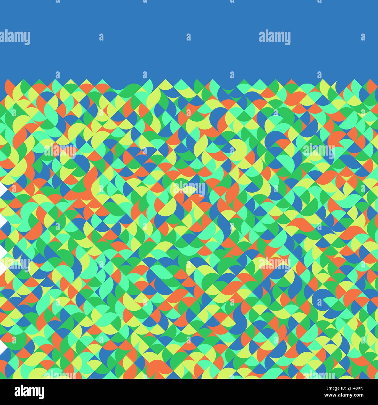 Colorised Rhombuses tiles tessellation pattern illustration Stock ...