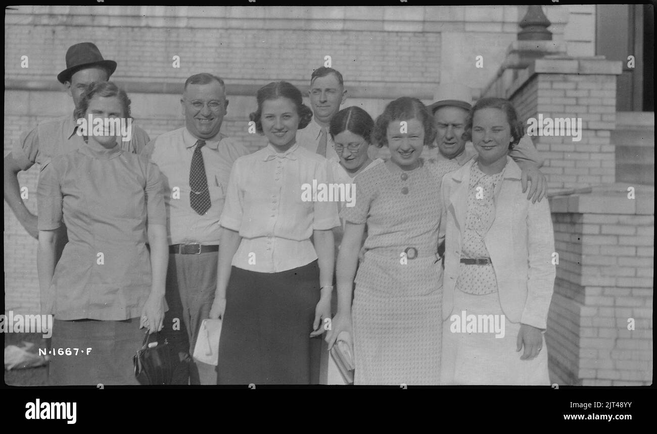 TVA Agriculture Division Office Personnel (Group Photo Stock Photo - Alamy