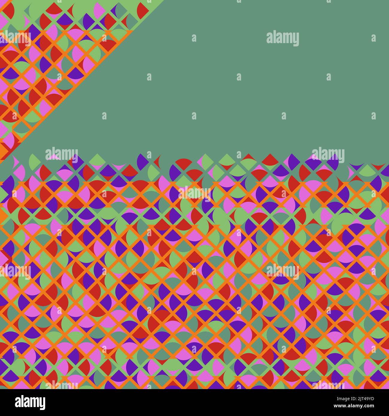 Colorised Rhombuses tiles tessellation pattern illustration Stock ...