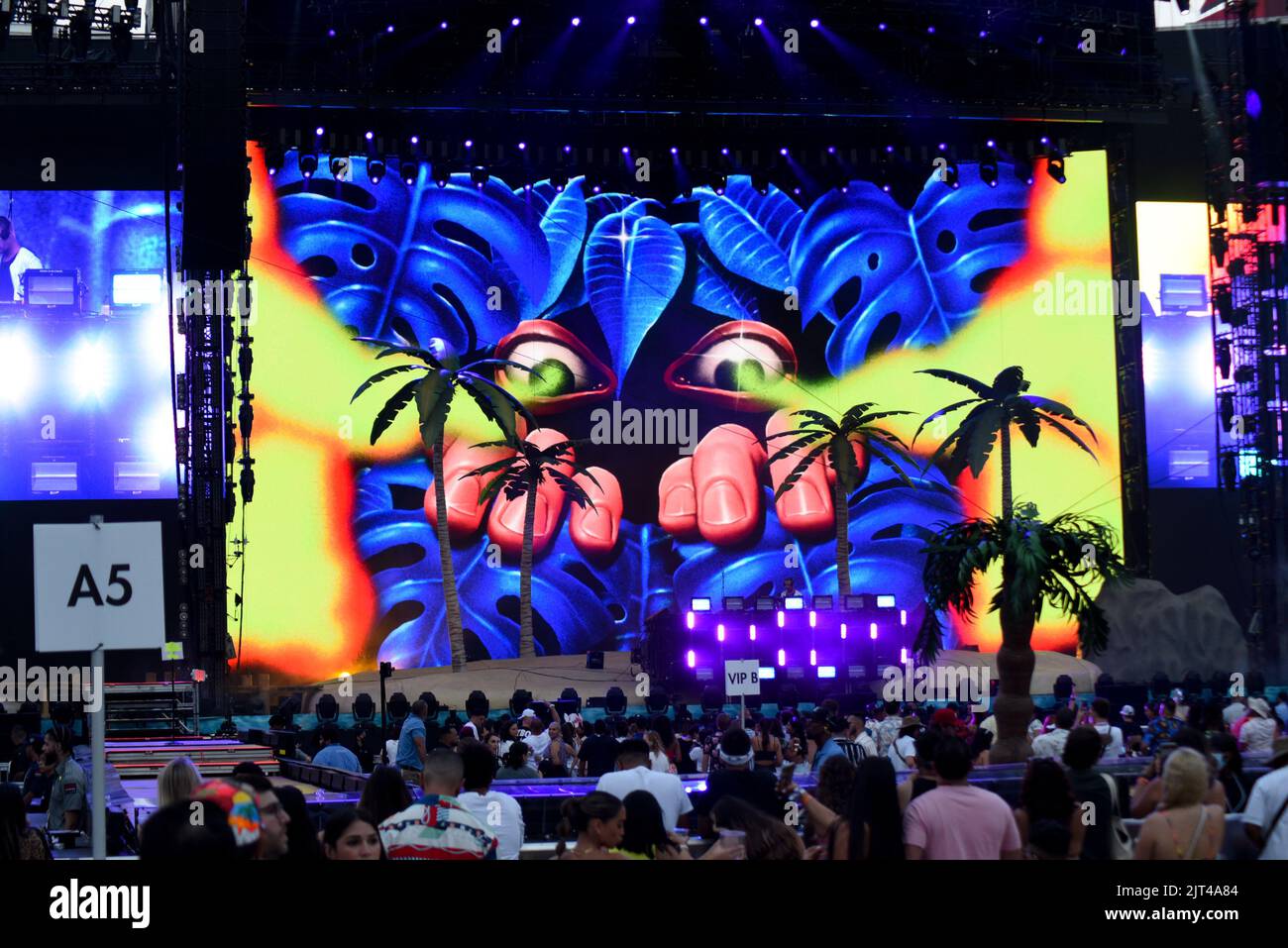 Diplo performs at Yankee Stadium on Bad Bunny's World's Hottest Tour in ...